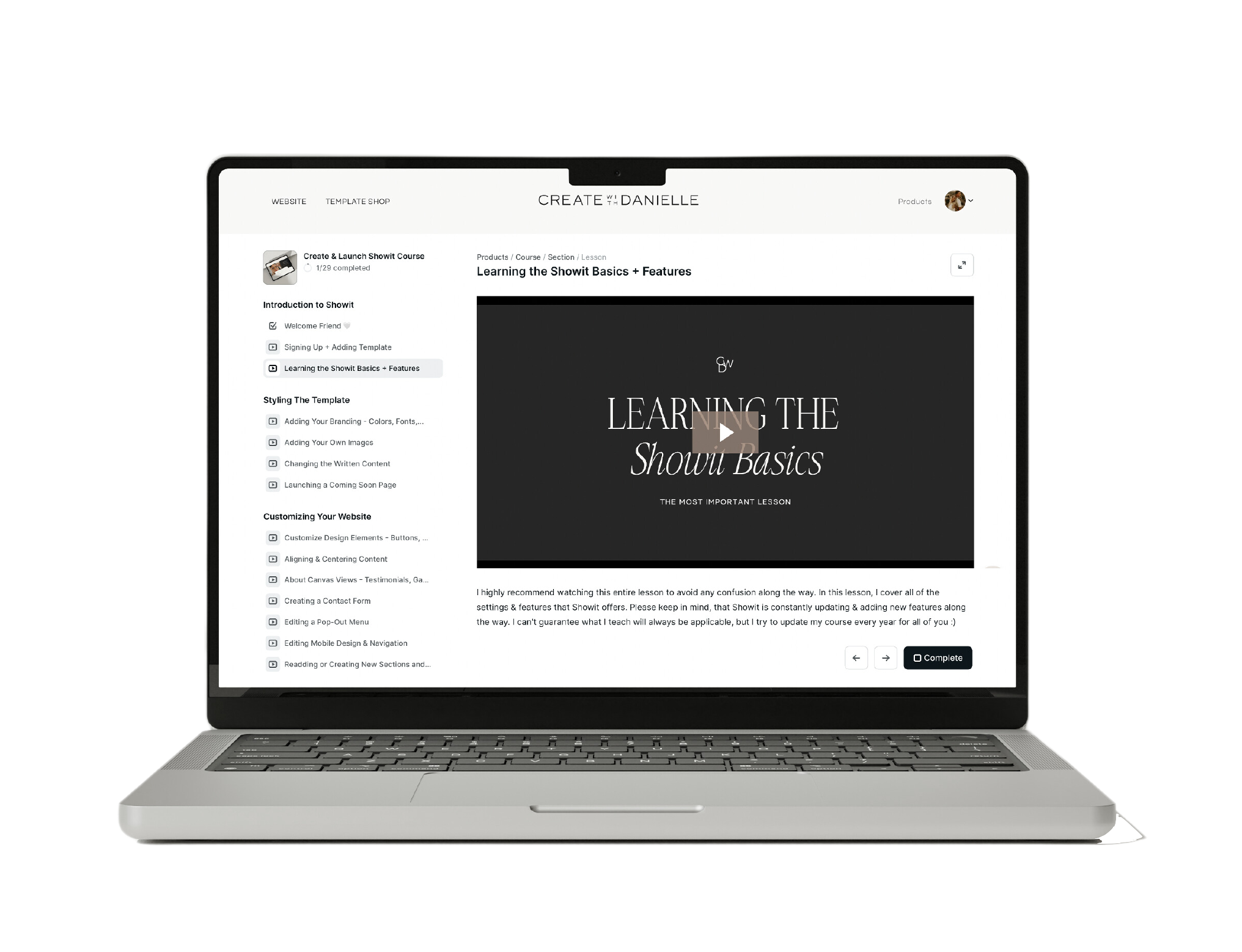 How to DIY Your Website Using a Showit Template | CWD