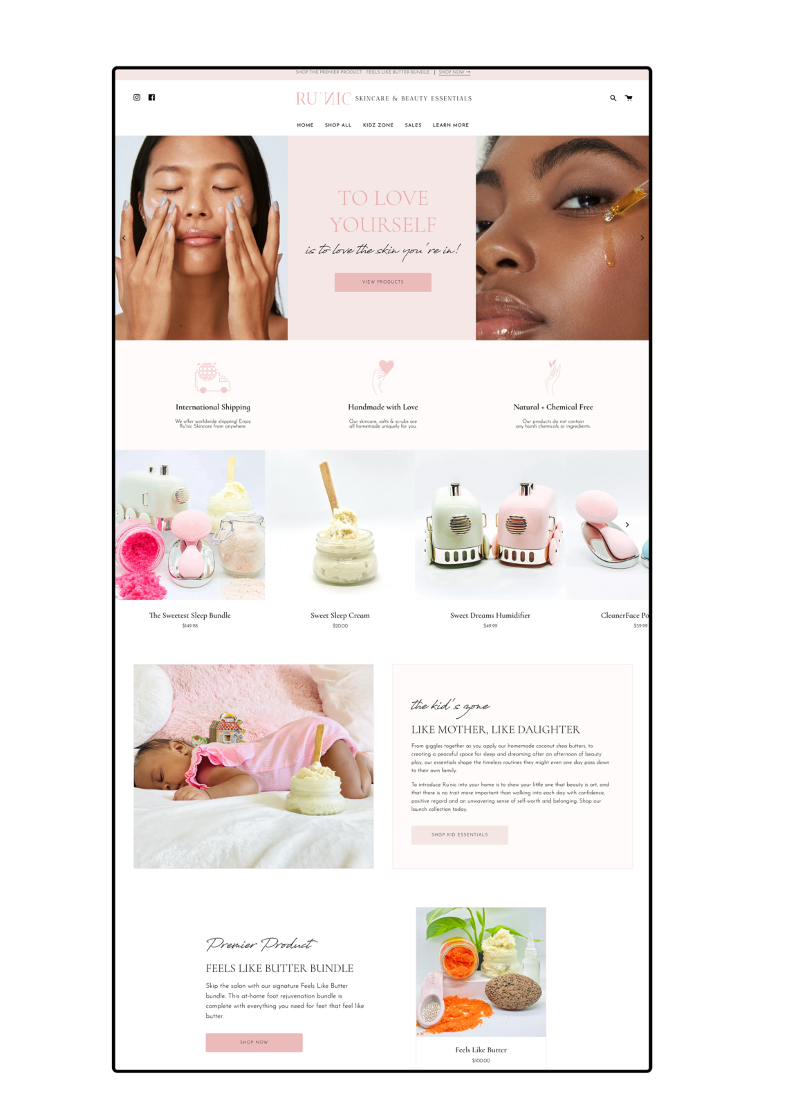 Beauty & Skincare Website Design for Runic Skincare | CWD