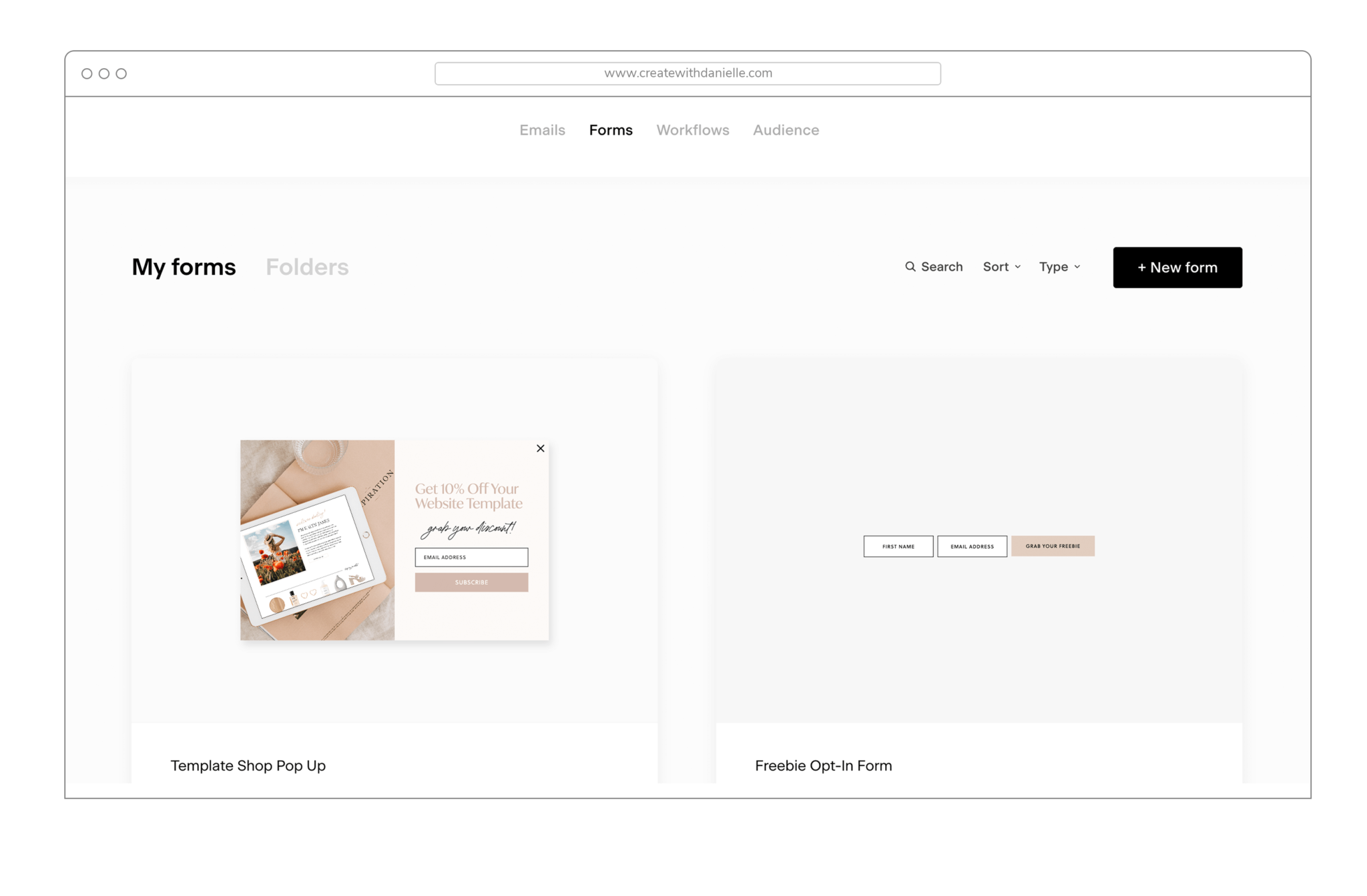 How to Add a Flodesk Form To Your Showit Website | CWD