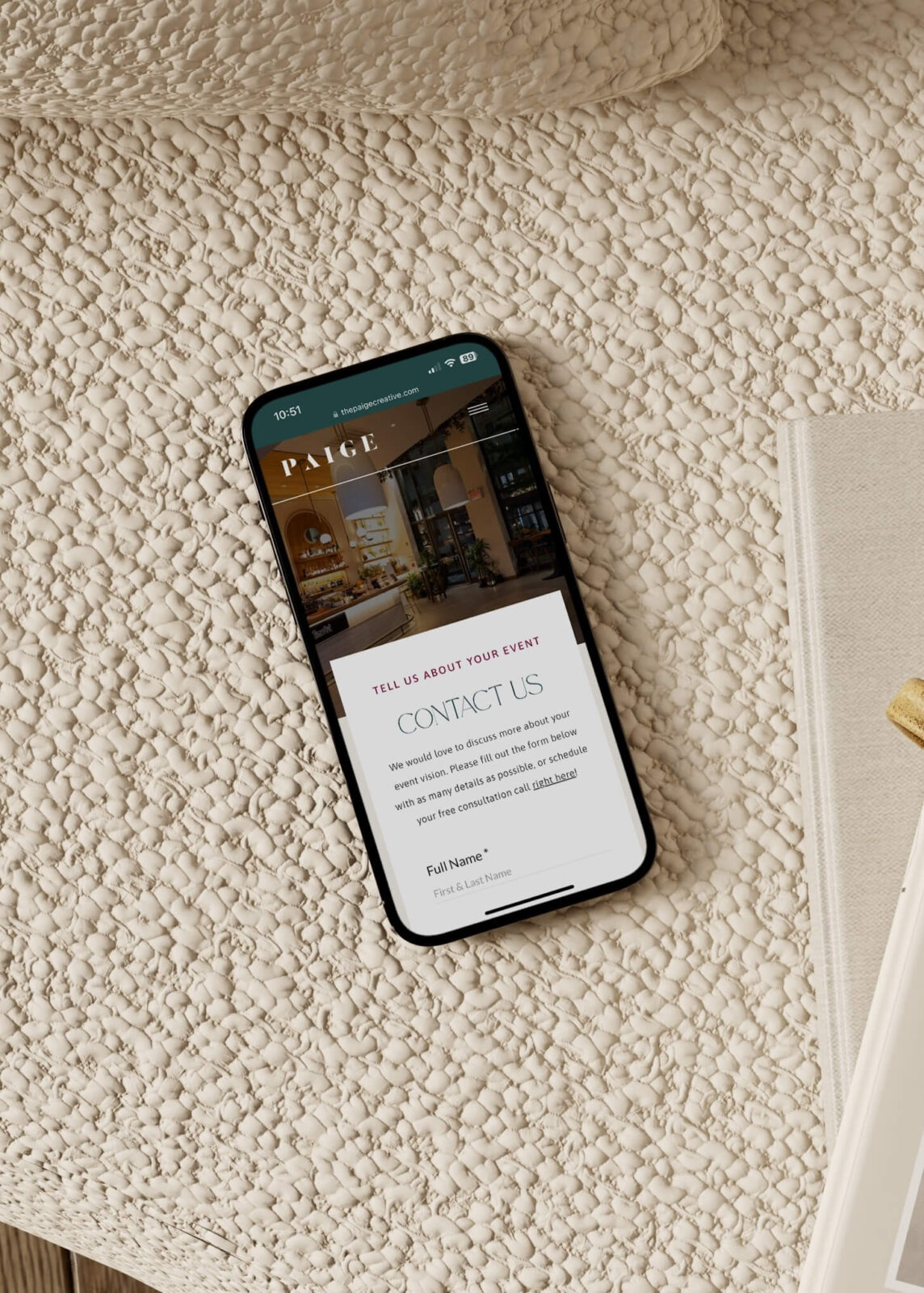 Showit Corporate Event Design Agency Website Design | CWD