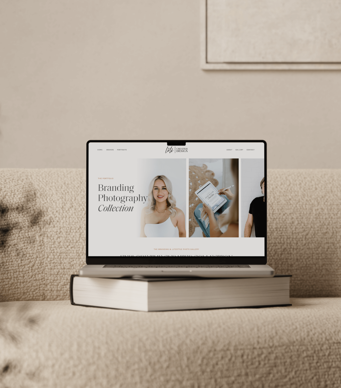 Showit Brand Photographer Website Design | Create with Danielle