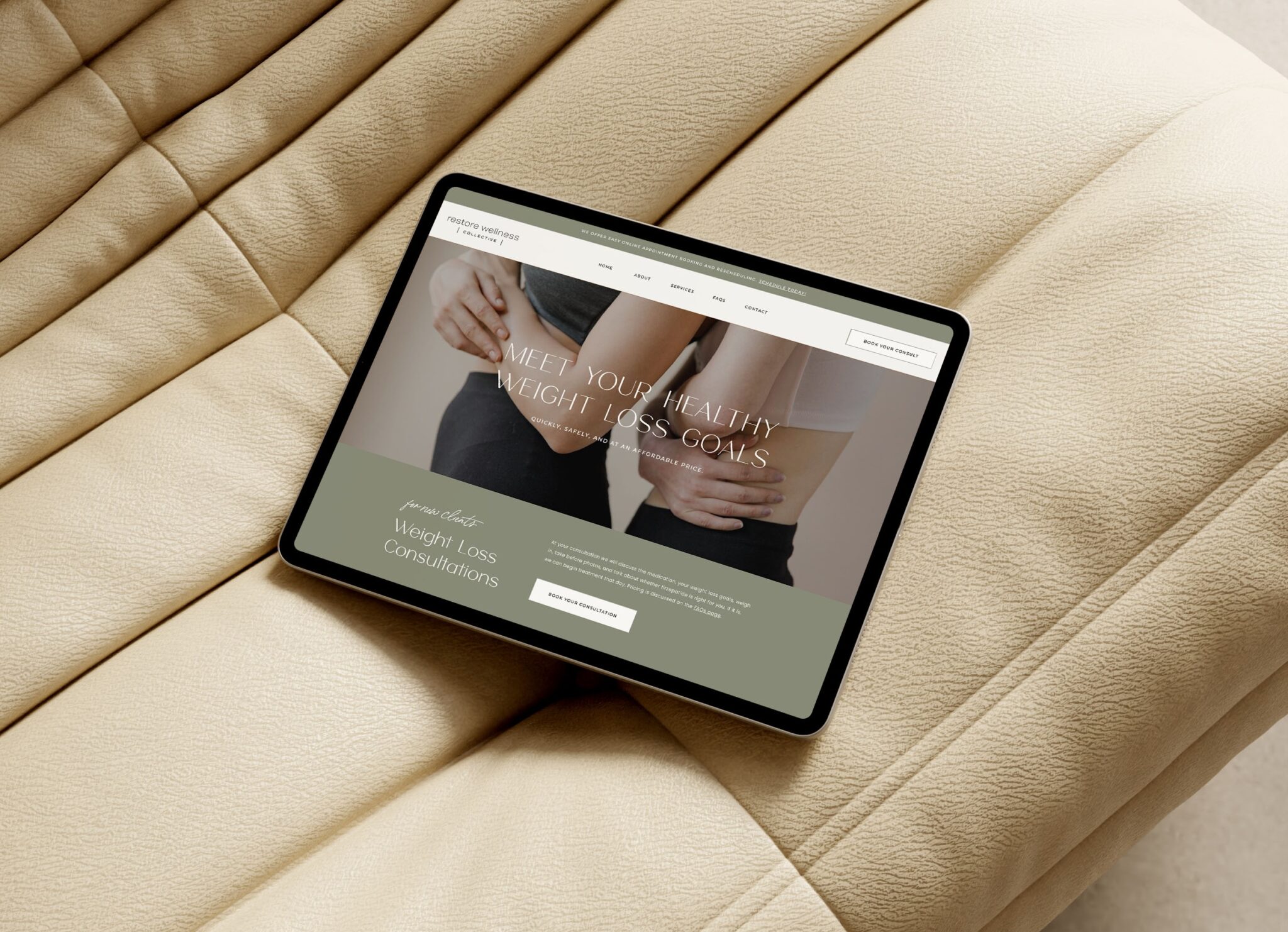 Showit Health & Wellness Website Design | Create with Danielle